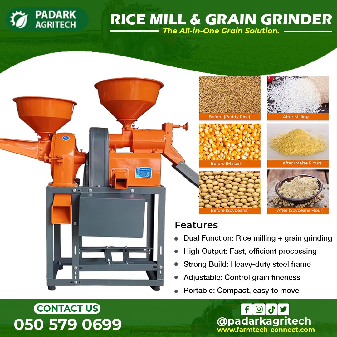 Multi-Function Rice Mill & Pulverizer Machine - Padark Agritech